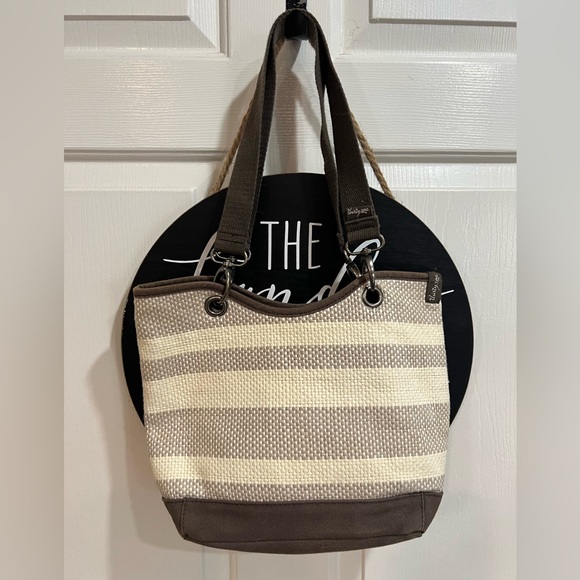 thirty-one | Bags | Thirty One Mini Cindy Tote Brown And Beige | Poshmark